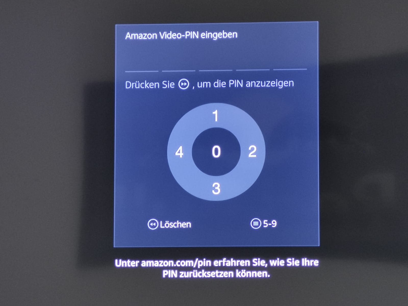 Wie kann ich meine Fire TV Stick PIN zurücksetzen?