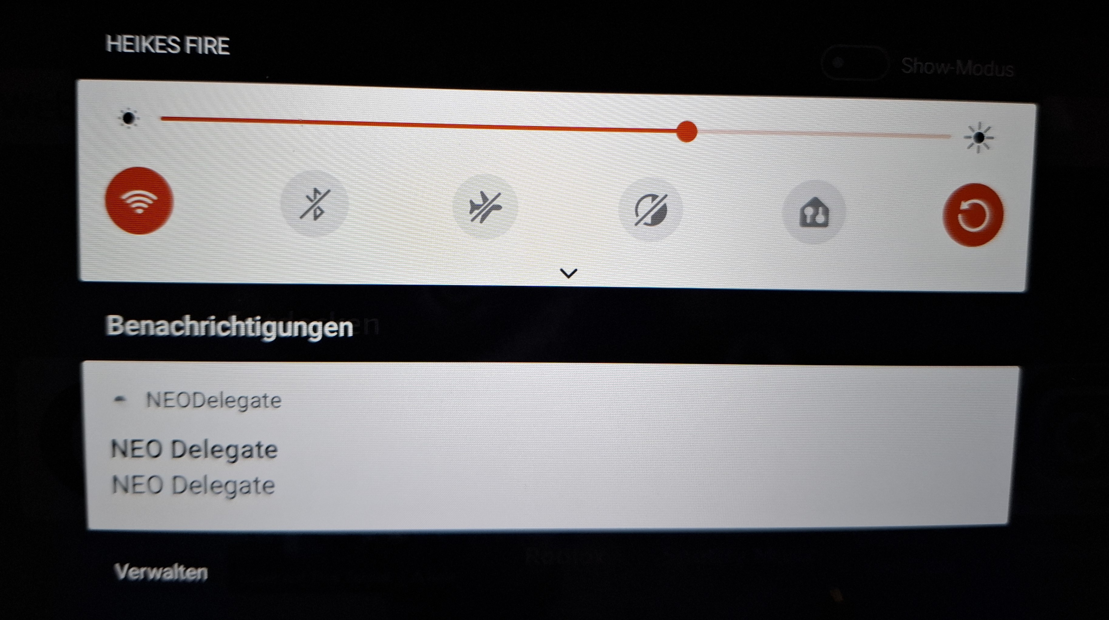 Meldung NEO Delegate