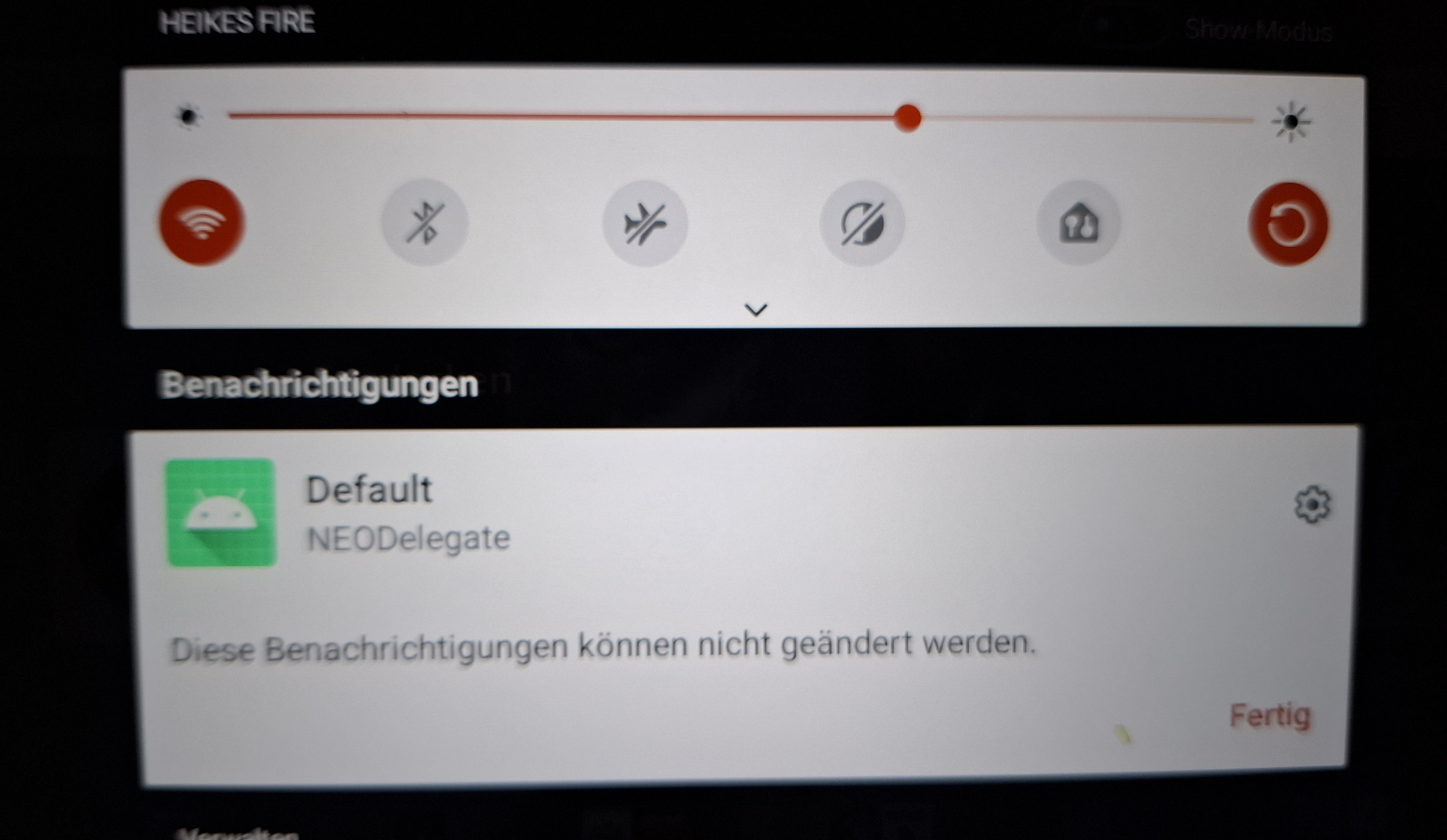 Meldung NEO Delegate